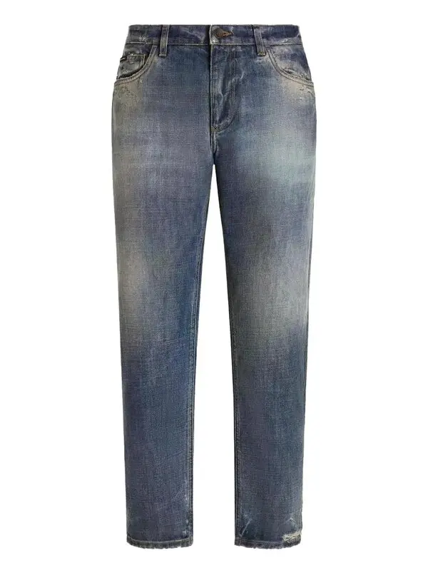 Dolce & Gabbana Cotton Jeans - Blue