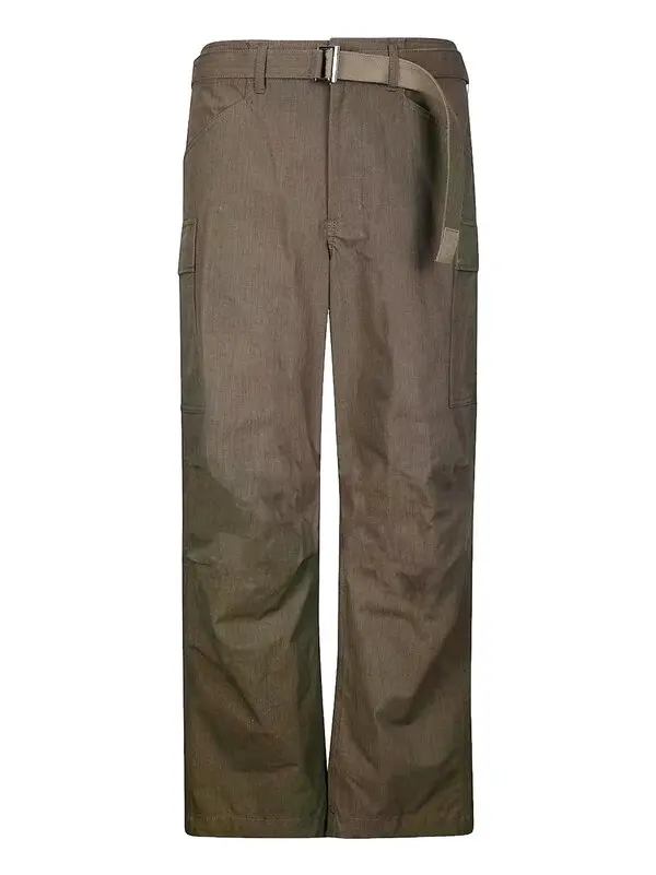 Sacai Ripstop Cargo Pants - Brown