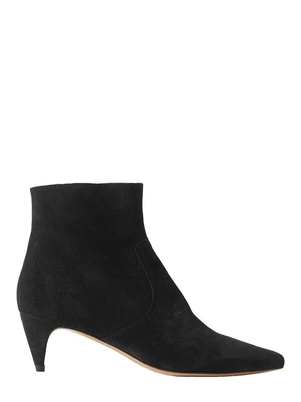 Isabel Marant Derst Suede Ankle Boots - Black