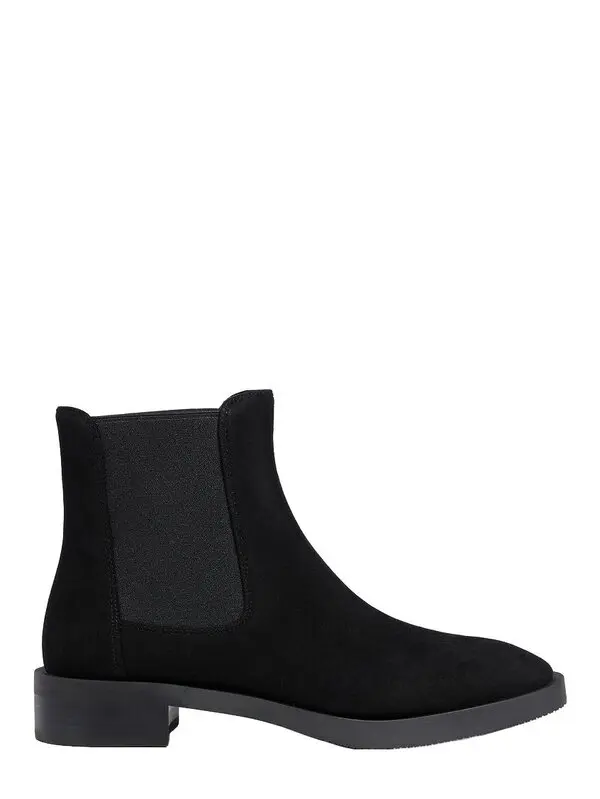 STUART WEITZMAN Sondra Suede Chelsea Boots - Black