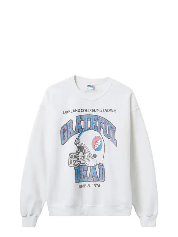 Junk Food Clothing Grateful Dead Flea Market Fleece Sweatshirt - White