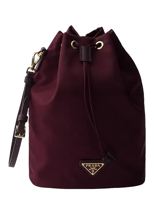 Prada Re-nylon Pouch - Burgundy