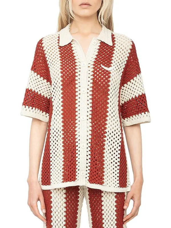 Zadig&Voltaire Ciara Crochet Shirt - Judo