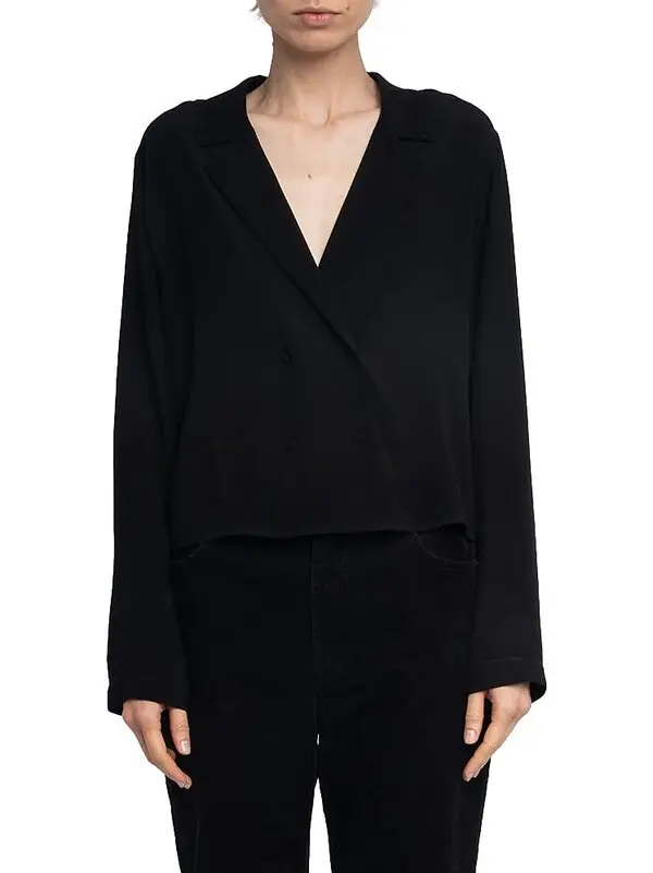 Zadig&Voltaire Tussi Soft Blouse - Black