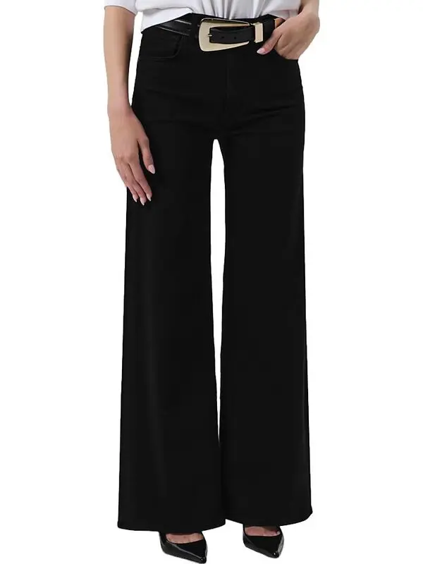 Citizens Of Humanity Lyra High-rise Wide-leg Jeans - Plush Black