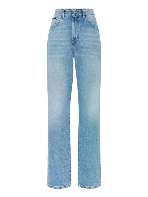 Philipp Plein High-waisted Jeans - Blue