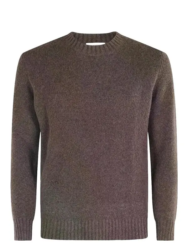 KANGRA Crew-neck Sweater - Brown