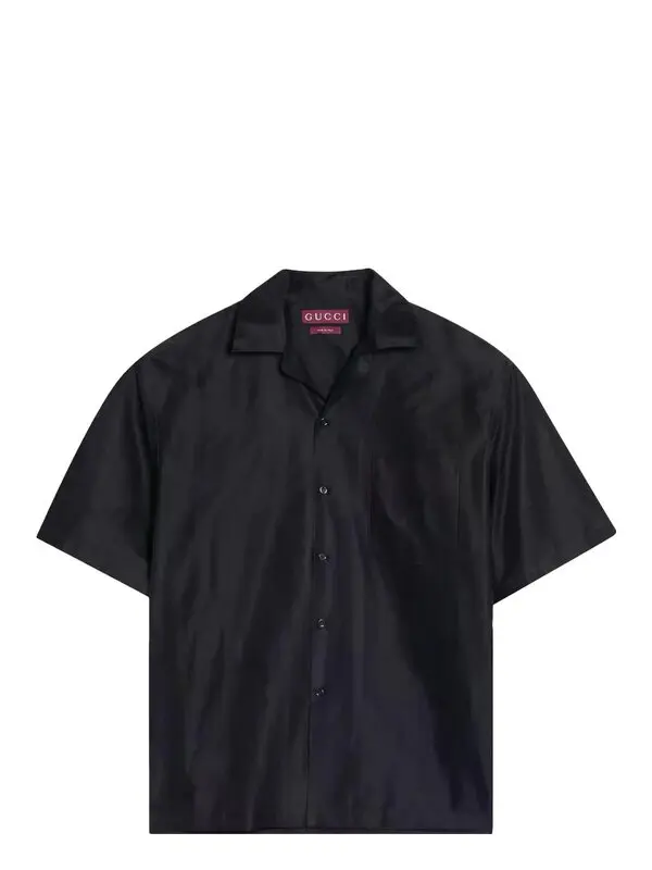 Gucci Gg Faille Shirt - Black