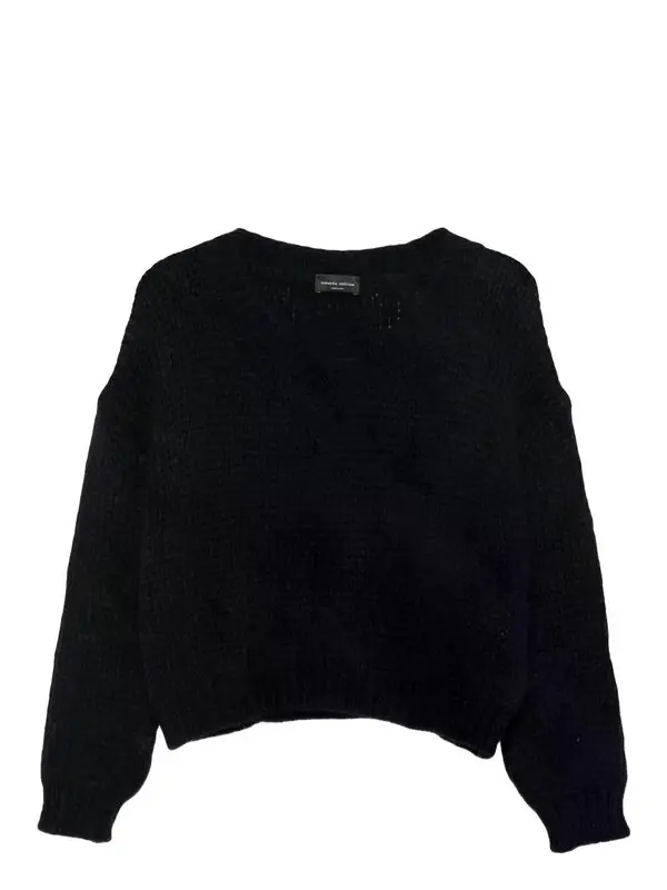 ROBERTO COLLINA V-neck Sweater - Blue
