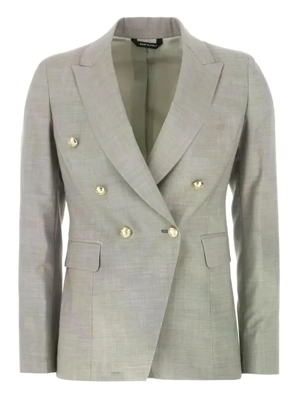 COLAMARINO Double-breasted Suit - Grey