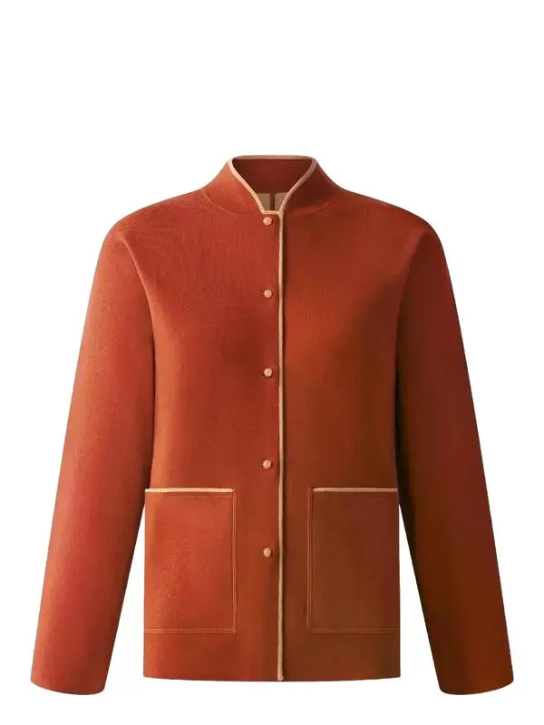 Shanghai Tang Reversible Buttoned Cardigan - Red