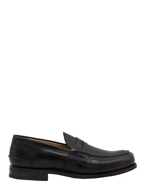 Church's Leather Penny Loafers - Black