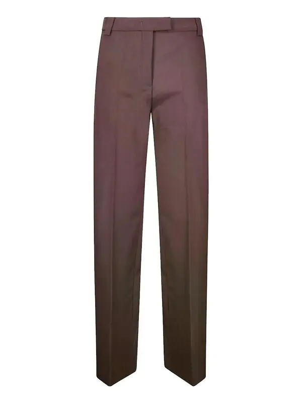 THELATEST Straight-leg Trousers - Brown