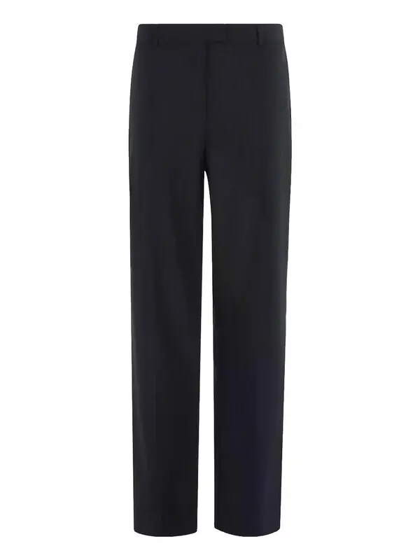 HERSKIND Welted-pocket Pinstripe Trousers - Blue