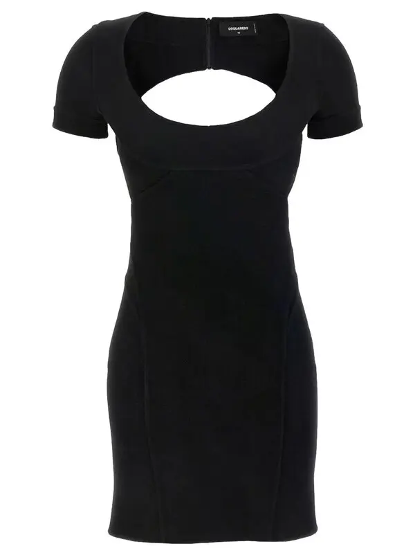 Dsquared2 Cut-out Bodycon Mini Dress - Black