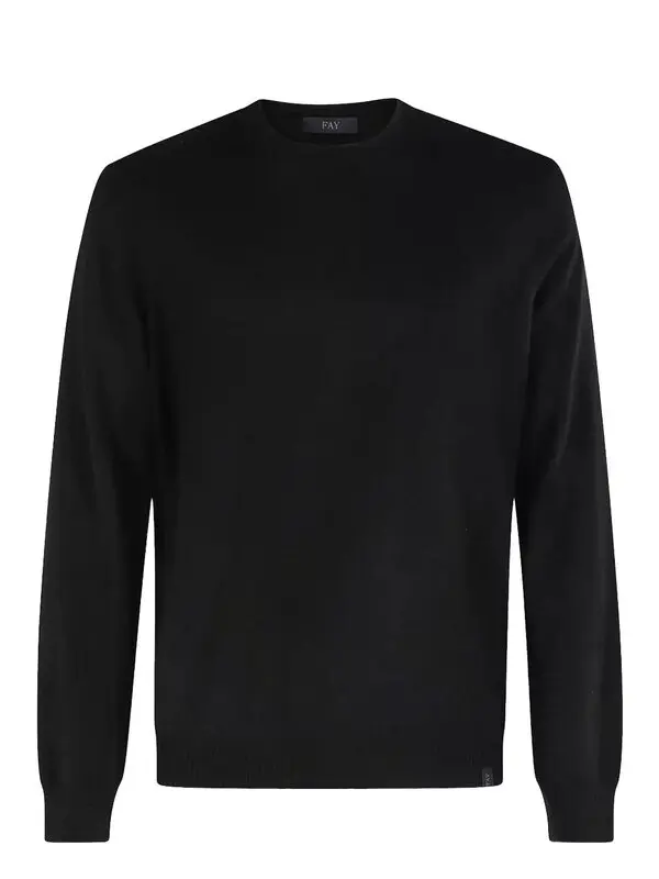 FAY Virgin Wool Sweater - Black
