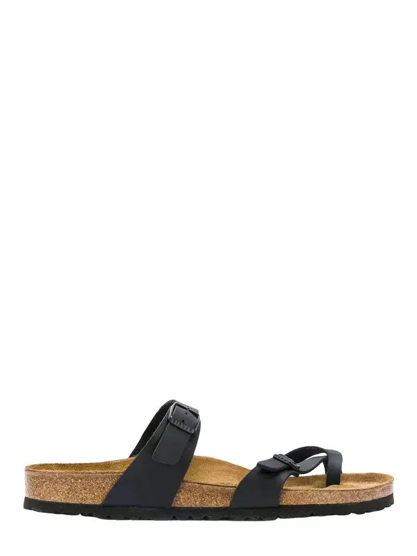 BIRKENSTOCK Double-strap Leather Sandals - Black