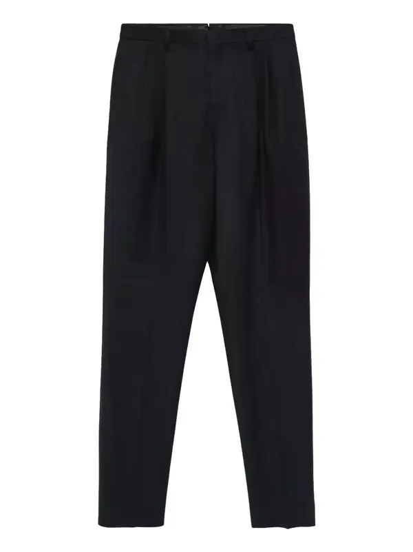LARDINI Pleated Trousers - Blue