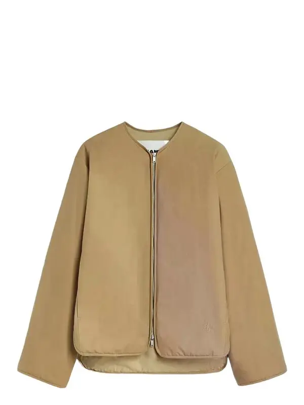JIL SANDER Logo-embroidered Jacket - Brown