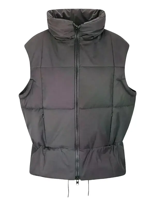 Yohji Yamamoto Quilted Padded Vest - Black