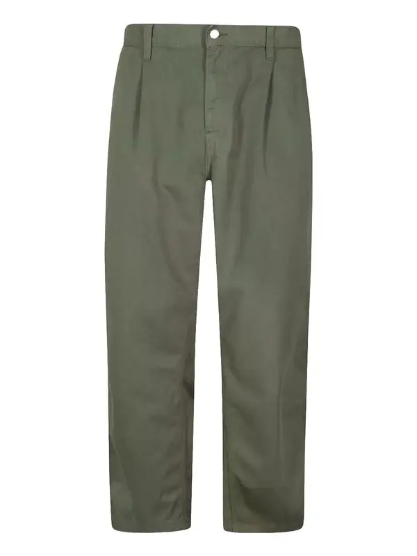 Carhartt Work In Progress Pleated Straight-leg Trousers - Green