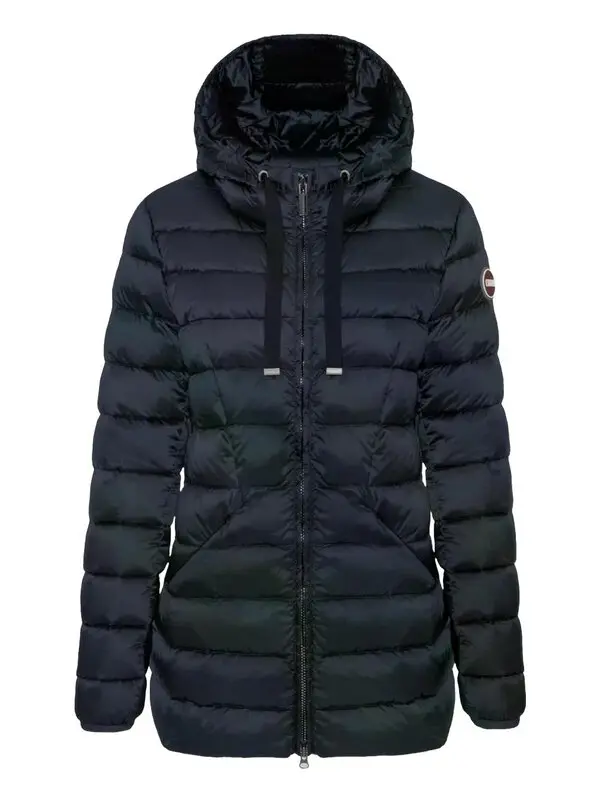 COLMAR Hooded Quilted Jacket - Blue