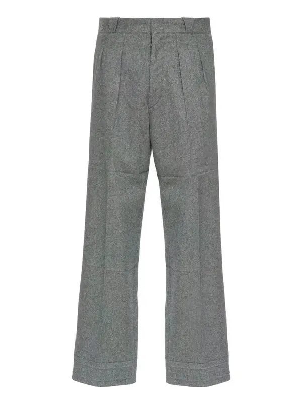 MAISON MARGIELA Pleated Tailored Trousers - Grey