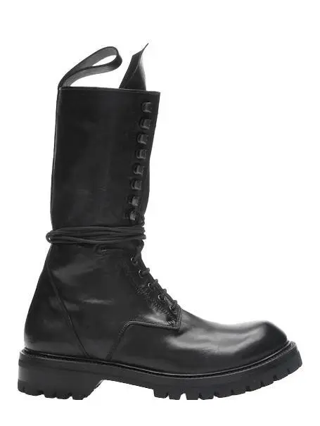 Rick Owens Army Laced Boot - Black