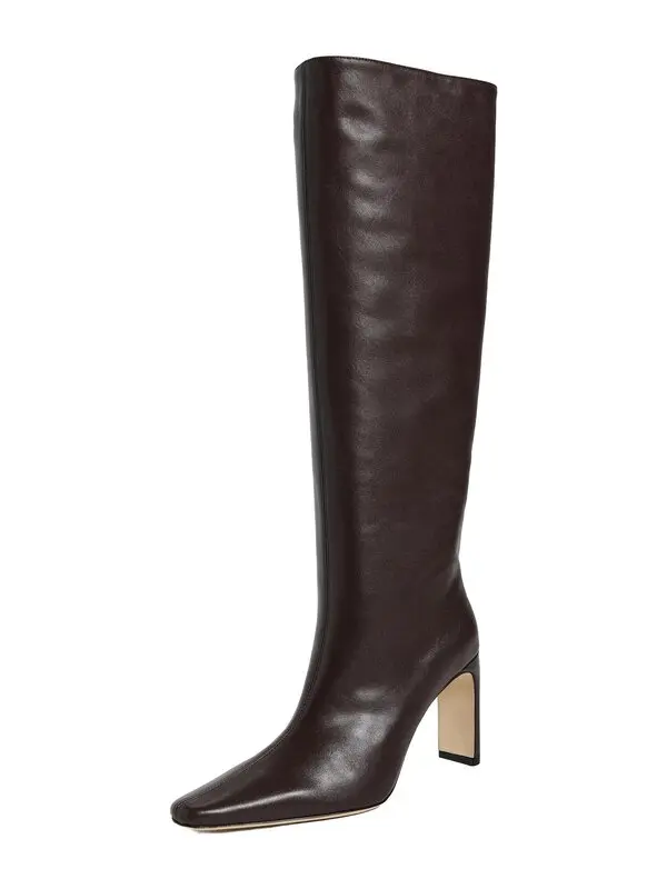 Staud Wally High Heel Boots - Espresso
