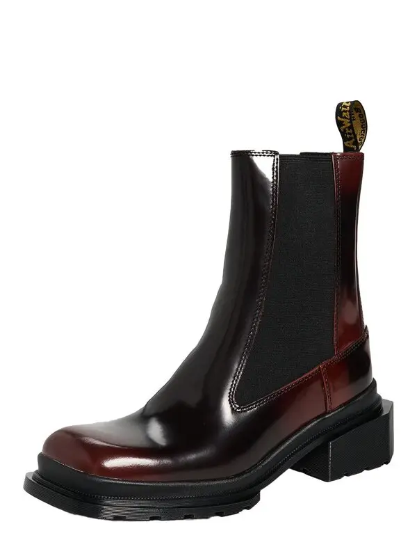 Dr. Martens Maybole Chelsea Boots - Black Cherry Red Arcadia