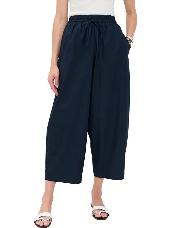 LE BOP Marcela Barrel Pants - Navy