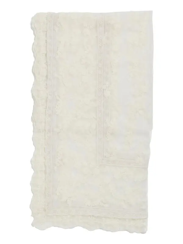 LoveShackFancy Victorian Table Runner - White