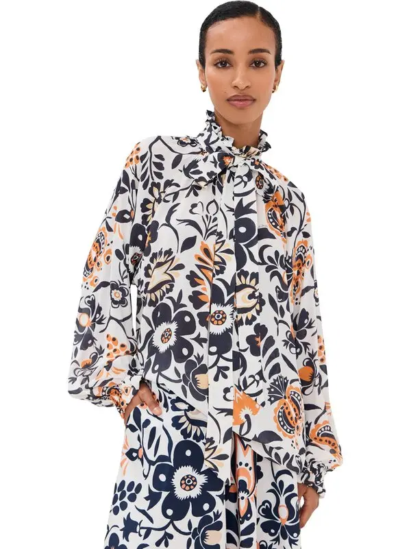 La DoubleJ Cerere Floral Print Blouse - Selva