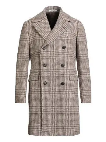 Tagliatore Virgin Wool And Cashmere Coat - Beige
