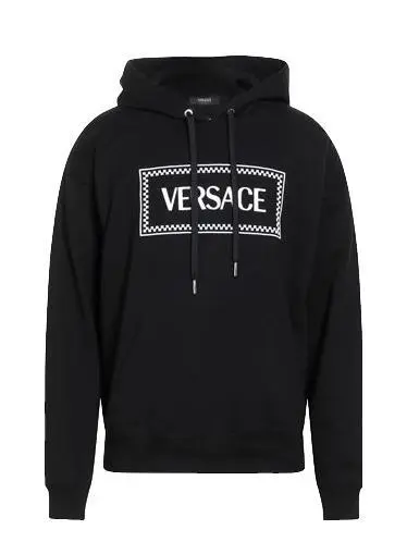 Versace Cotton Terry Sweatshirt - Black