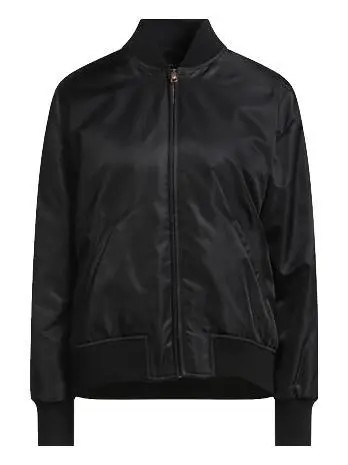 Versace Bomber Jacket With Signature Print - Black