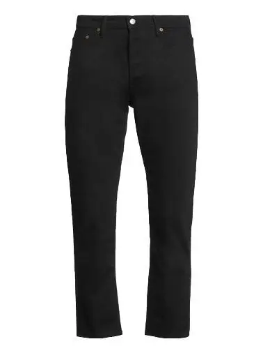 Acne Studios Tapered Jeans In Organic Cotton And Recycled Polyester - Black