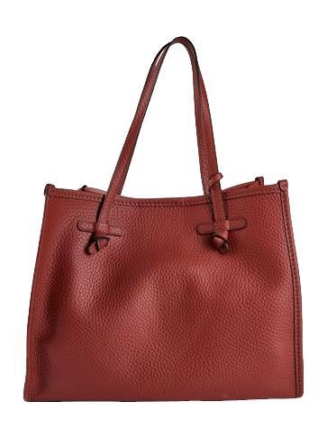 GIANNI CHIARINI Copper Pebbled-leather Tote - Brick