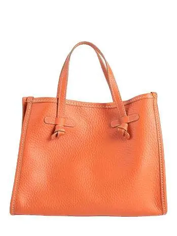 GIANNI CHIARINI Marcella Club Leather Handbag - Orange