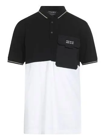 Dolce & Gabbana Polo Shirt Size Cotton - Black
