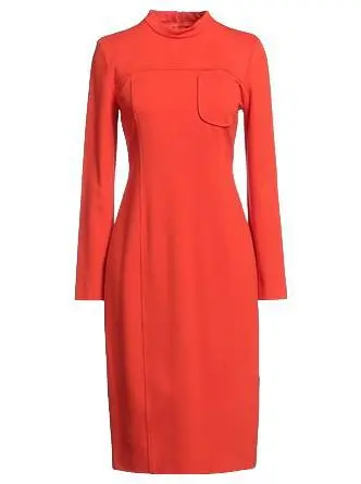 MEIMEIJ Midi Flared Dress - Red