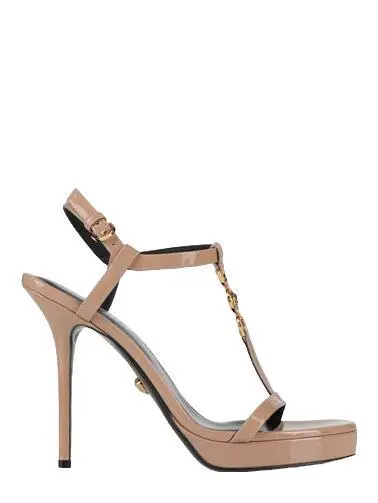 Versace Ankle Strap Sandals - Beige