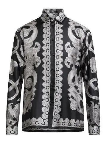 Versace Shirt Size Silk - Black