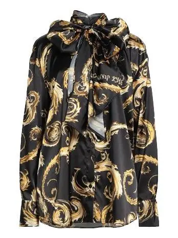Versace Printed Bow Shirt - Black