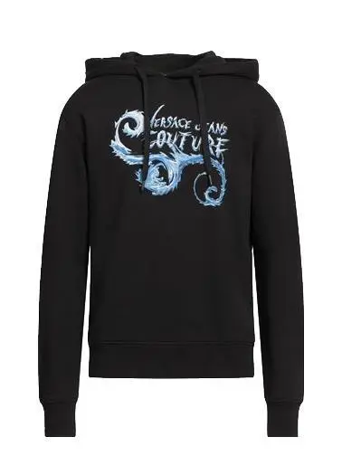 Versace Cotton-blend Fleece Hoodie - Black