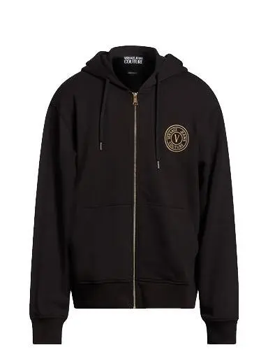 Versace Cotton-blend Fleece Sweatshirt - Black