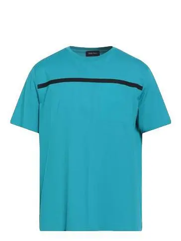 Herno T-shirt Lime Size Cotton, Ptfe Polytetrafluoroethylene, Polyester - Blue