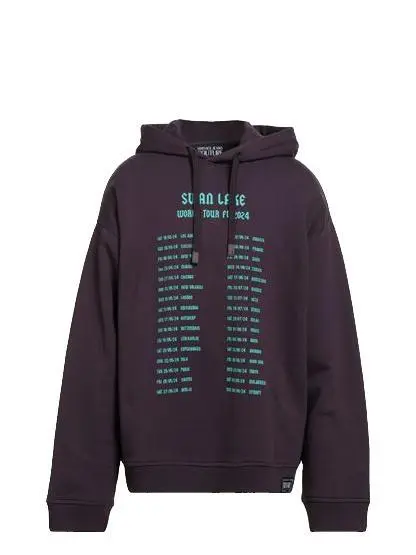 Versace Sweatshirt In Cotton And Elastane - Purple