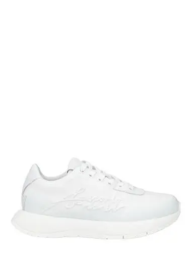 Emporio Armani Polyester Low-top Sneakers - White