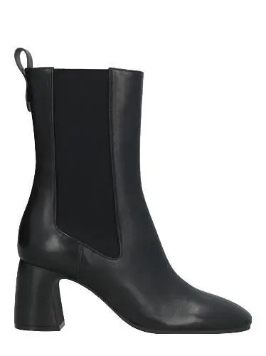 Emporio Armani Ankle Leather Chelsea Boots - Black